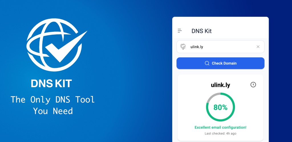 DNS Kit — Check DNS Records, Email Health & Propagation